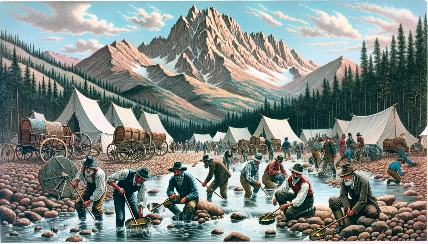 Impact and History of The Pikes Peak Gold Rush of 1858 » Ready Colorado